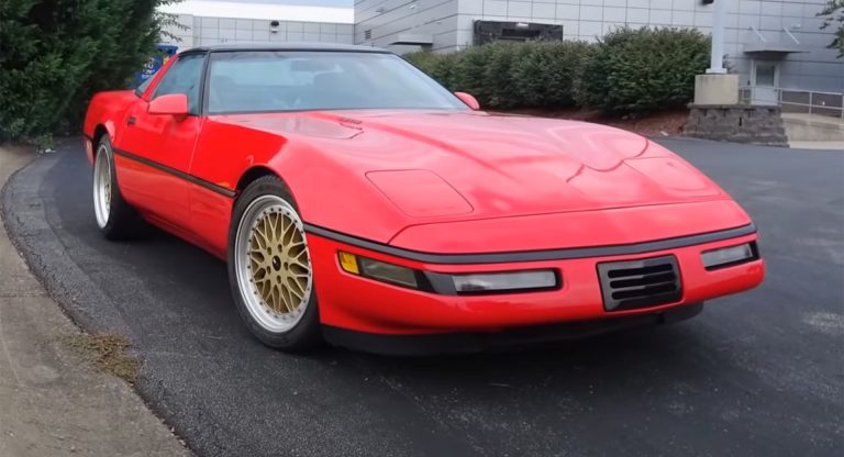 Chevy Once Built A C4 Corvette Prototype With A V12 To Take On The ...