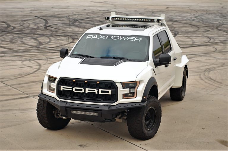 PaxPower Builds 758 HP Ford F-150 Raptor V8 With Custom Flatbed | Carscoops