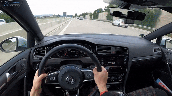 VW Golf GTI Hits Skoda Swerving Into Lane At Over 230km/h On Autobahn ...