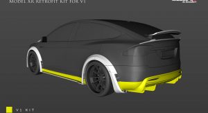 RevoZport's Tesla Model X Goes For The Confused Electric Hatchback Look ...