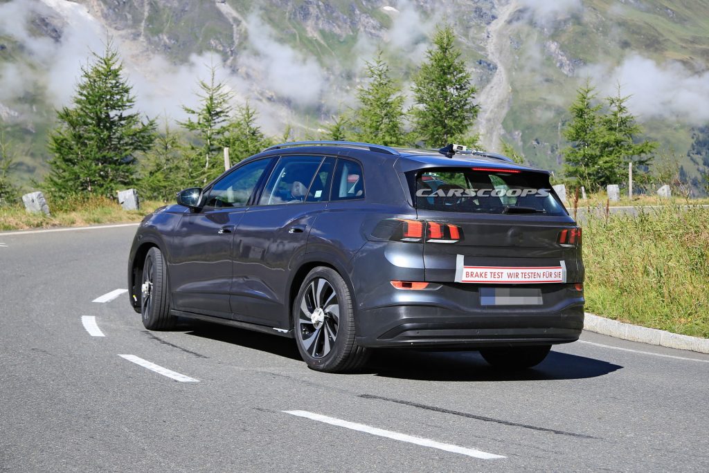 VW ID.6 Electric SUV Makes Spy Debut Dressed As A Peugeot | Carscoops