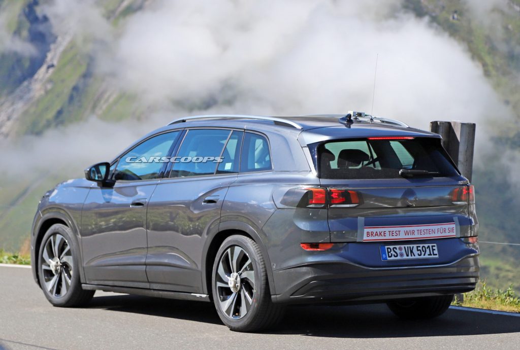 VW ID.6 Electric SUV Makes Spy Debut Dressed As A Peugeot | Carscoops