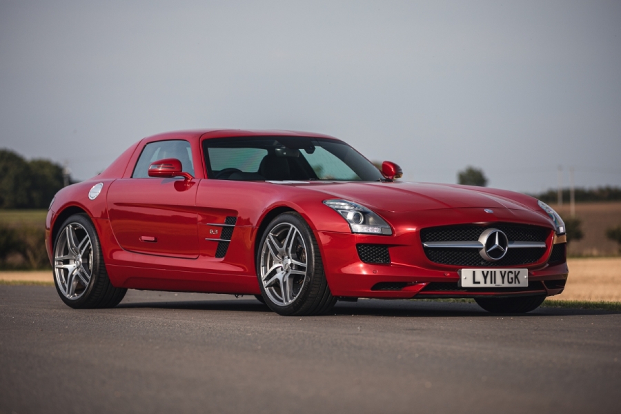 Low-Mileage Mercedes-Benz SLS AMG Looks Like It’s Ready To Fly | Carscoops