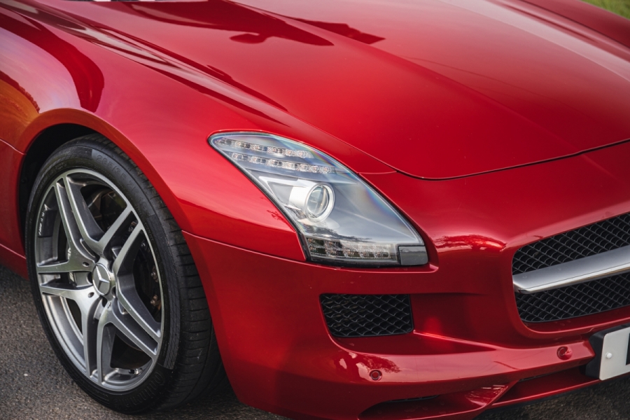 Low-Mileage Mercedes-Benz SLS AMG Looks Like It’s Ready To Fly | Carscoops