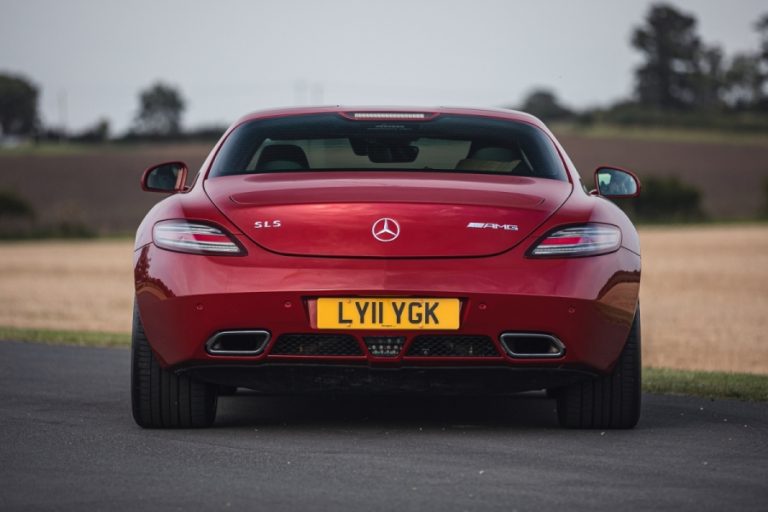 Low-Mileage Mercedes-Benz SLS AMG Looks Like It’s Ready To Fly | Carscoops