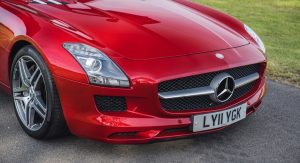 Low-Mileage Mercedes-Benz SLS AMG Looks Like It's Ready To Fly | Carscoops