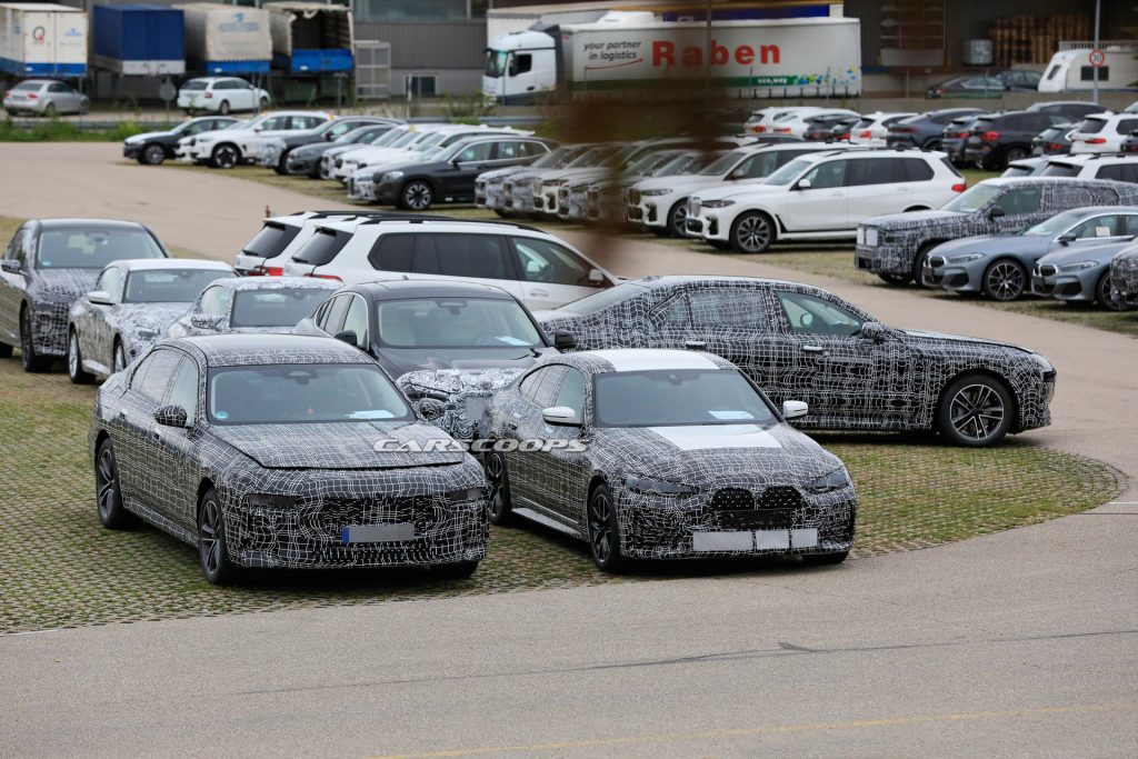 2022 BMW 4-Series Gran Coupe Spied With Massive Grille And Sleeker ...