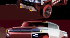 GMC Hummer EV Sketches Show What Could Have Been | Carscoops