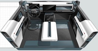 GMC Hummer EV Sketches Show What Could Have Been | Carscoops