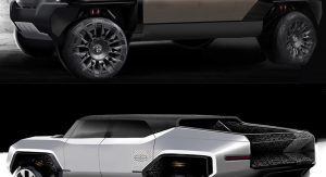 GMC Hummer EV Sketches Show What Could Have Been | Carscoops