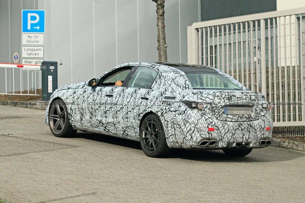 Muscled Up 2022 Mercedes-AMG C63 Makes Spy Debut With Mystery ...