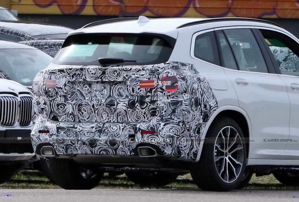 Facelifted 2021 BMW X3 M40i Drops Some Camo In Latest Spy Shots | Carscoops