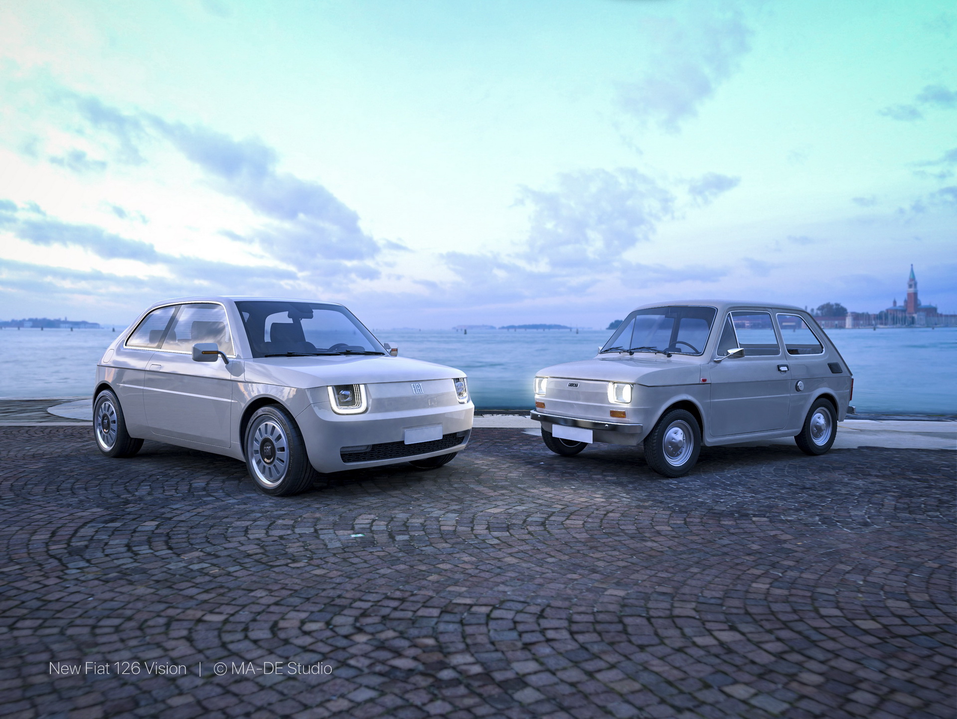 Reviving The Fiat 126 As A Modern Electric City Car Is Pure Eye Candy