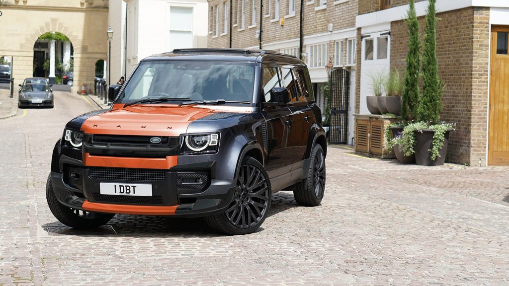 Would You Drive Around In A Black And Orange Land Rover Defender Like ...
