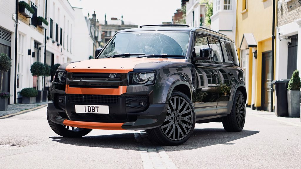 Would You Drive Around In A Black And Orange Land Rover Defender Like ...
