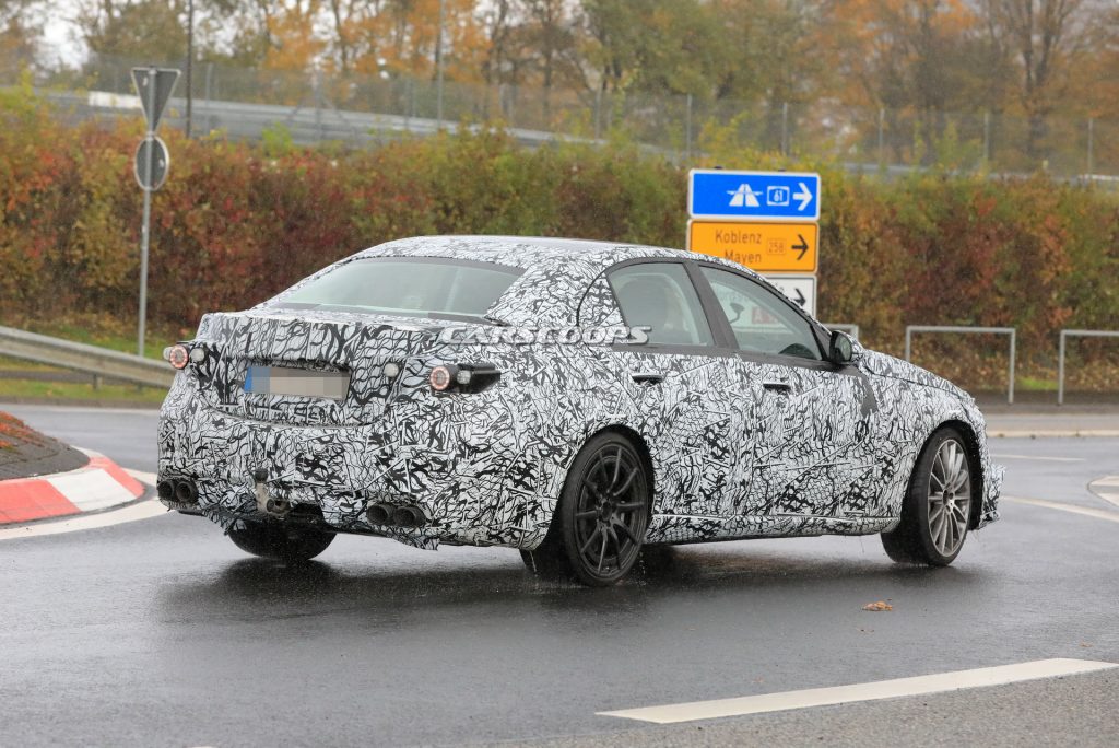 2022 Mercedes-AMG C53: Mini S-Class Visits The ‘Ring To Test Hybrid ...