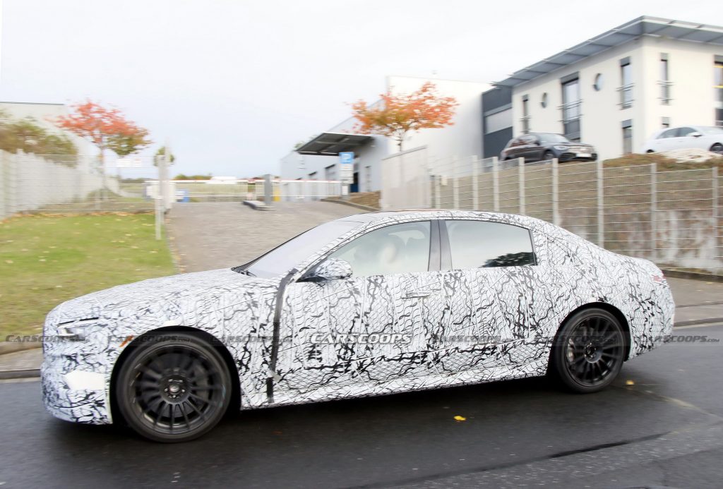 2022 Mercedes-AMG S63e: More Spy Shots Of The Electrified 700 HP Luxury ...