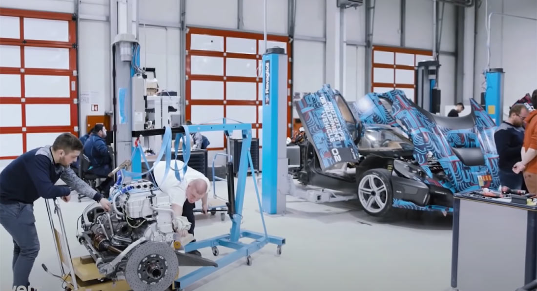 Take A Tour Of The Rimac Factory Building The C_Two Electric Hypercar ...