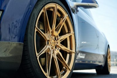Does This Lowered Tesla Model 3 On Bronze Wheels Sit Better With You ...
