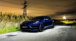 Startech Starts Tuning Teslas, Gives Model 3 A Sporty Makeover | Carscoops