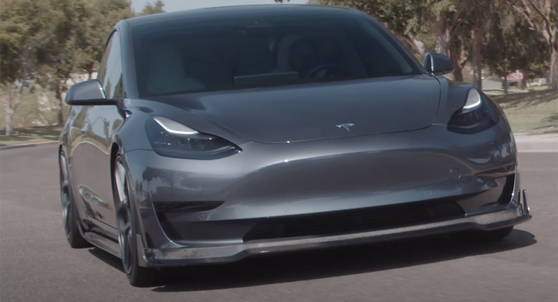 Add Some Furiousness To Your Fast Tesla Model 3 With This Carbon Fiber ...