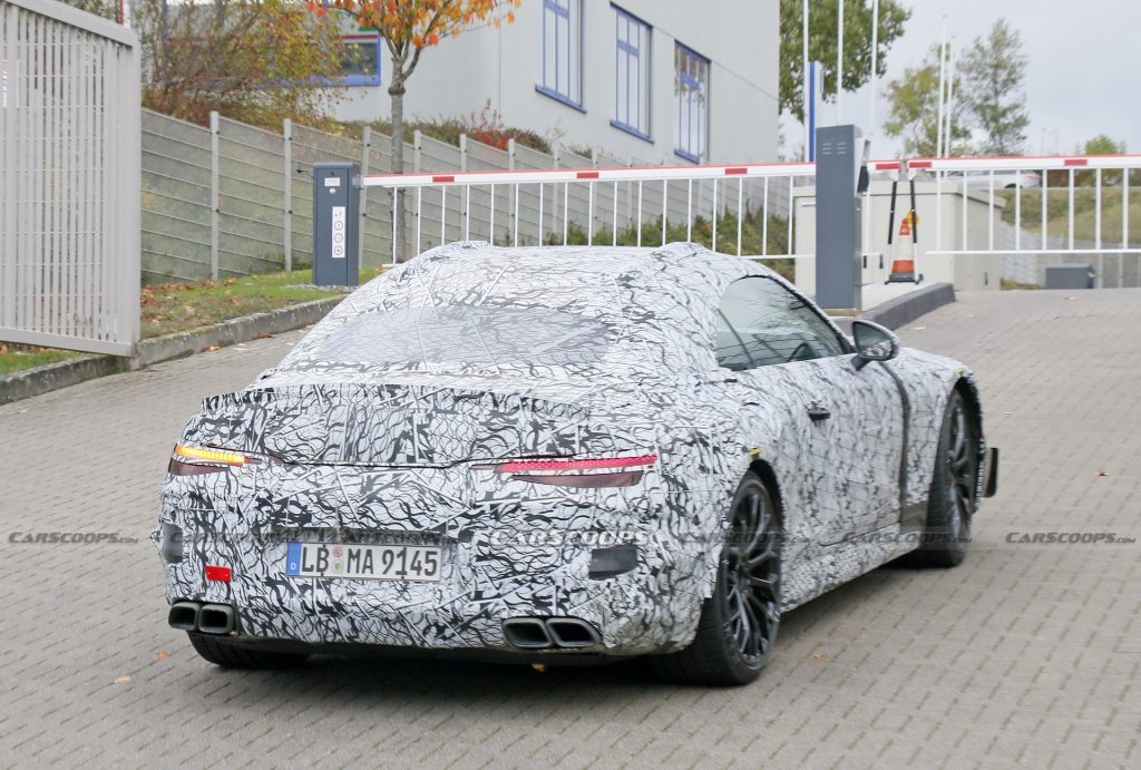 2021 Mercedes-AMG SL Reveals More Of Itself In New Spy Shots, Including ...
