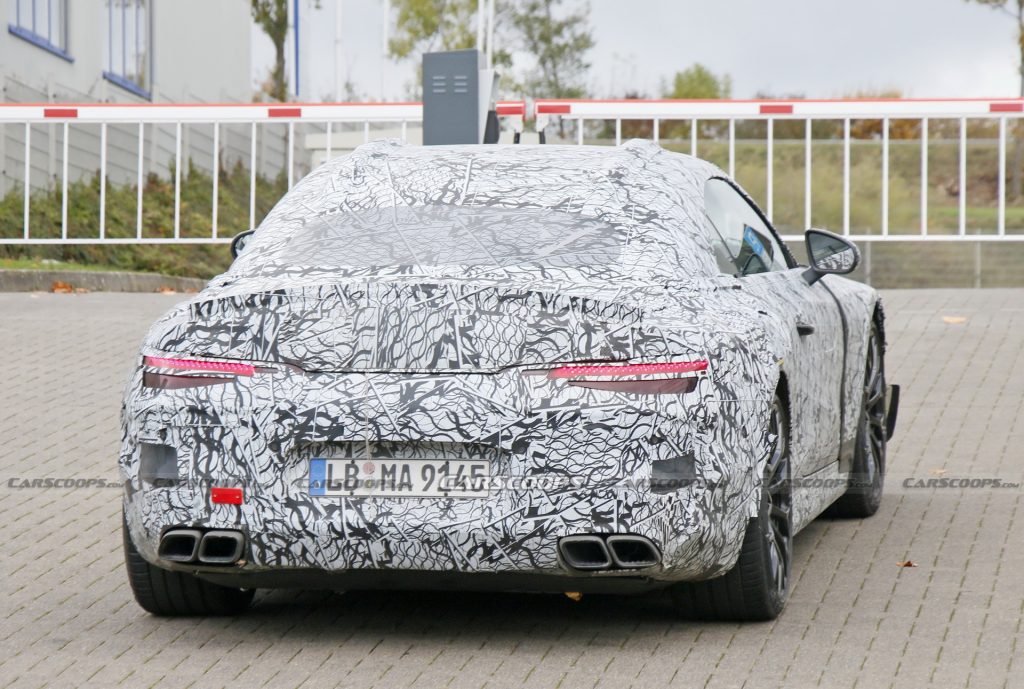 2021 Mercedes-AMG SL Reveals More Of Itself In New Spy Shots, Including ...