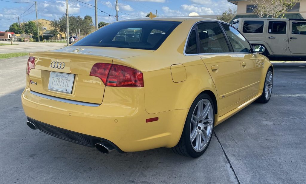 Care For A 2007 Audi RS4 Finished In Imola Yellow? | Carscoops