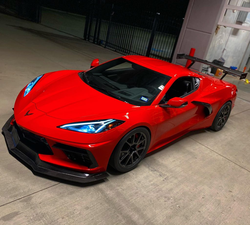 LG Motorsport Gives C8 Corvette Big Rear Wing For Extra Downforce ...