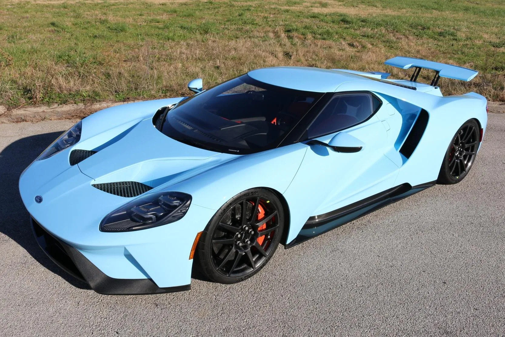 Light Blue 2018 Ford GT Has Already Attracted Bids 40% Over Its ...