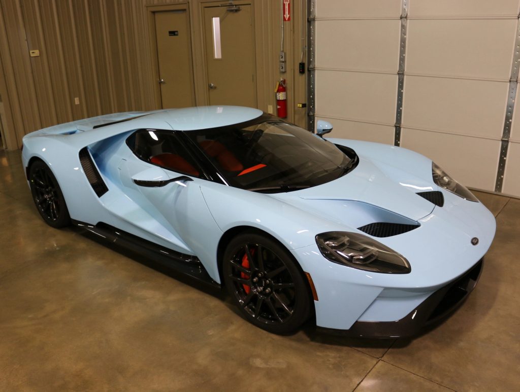 Light Blue 2018 Ford GT Has Already Attracted Bids 40% Over Its ...