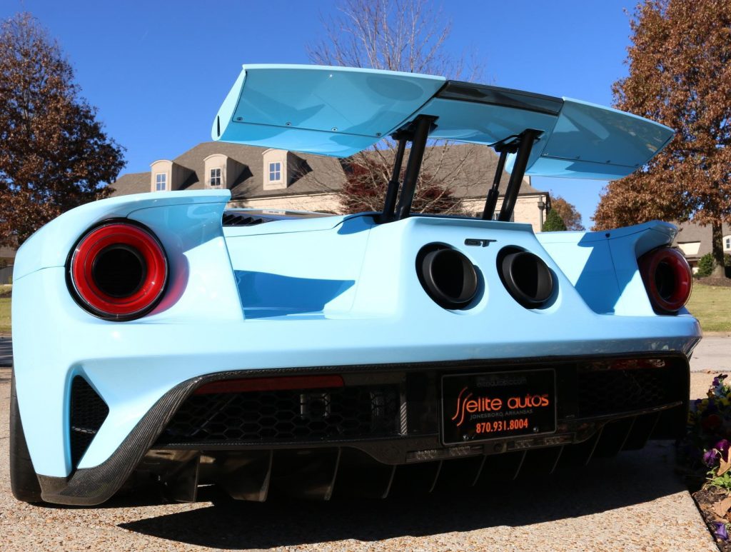 Light Blue 2018 Ford GT Has Already Attracted Bids 40% Over Its ...