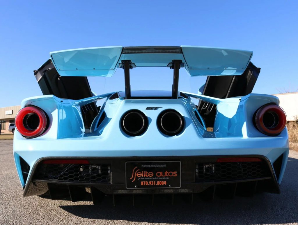 Light Blue 2018 Ford GT Has Already Attracted Bids 40% Over Its ...