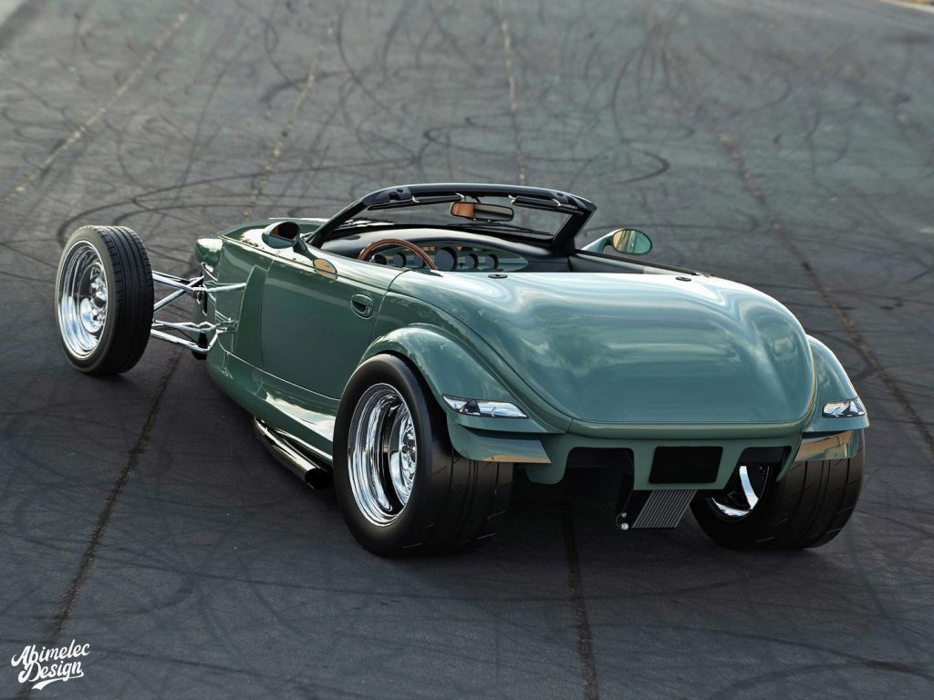 This Plymouth Prowler Render With A Reshaped Body And Hellcat V8 Would ...