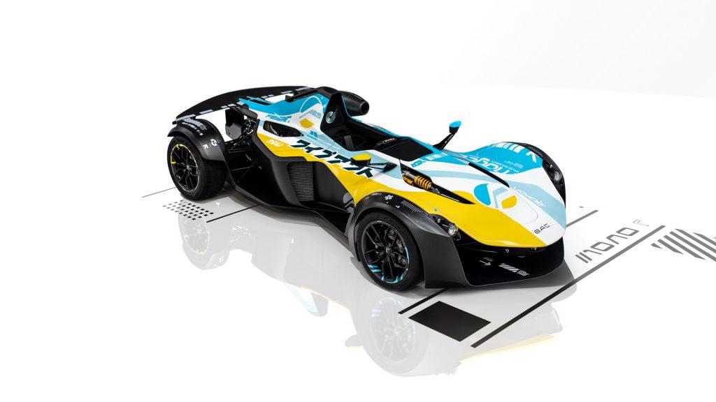 First BAC Mono R Gets PlayStation Video Game-Inspired Livery | Carscoops