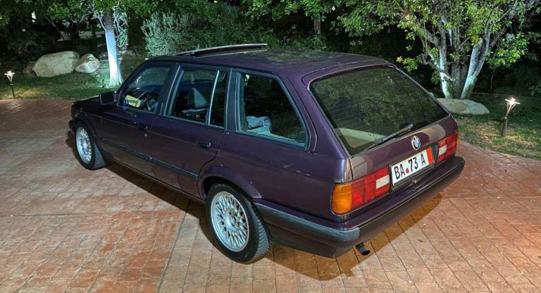 A Rare Daytona Violet 1993 BMW 3-Series Touring E30 Design Edition Is ...