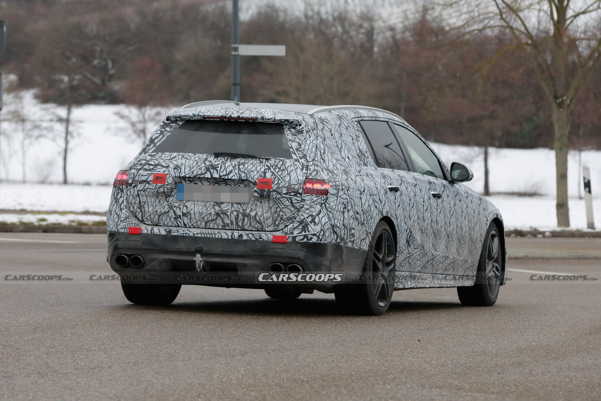 New 2022 Mercedes-AMG C53 Estate Eschews V6 For A Four-Pot Turbo ...