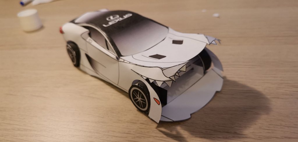 Celebrate 10 Years Of The Lexus LFA By Making Your Own Paper Scale ...