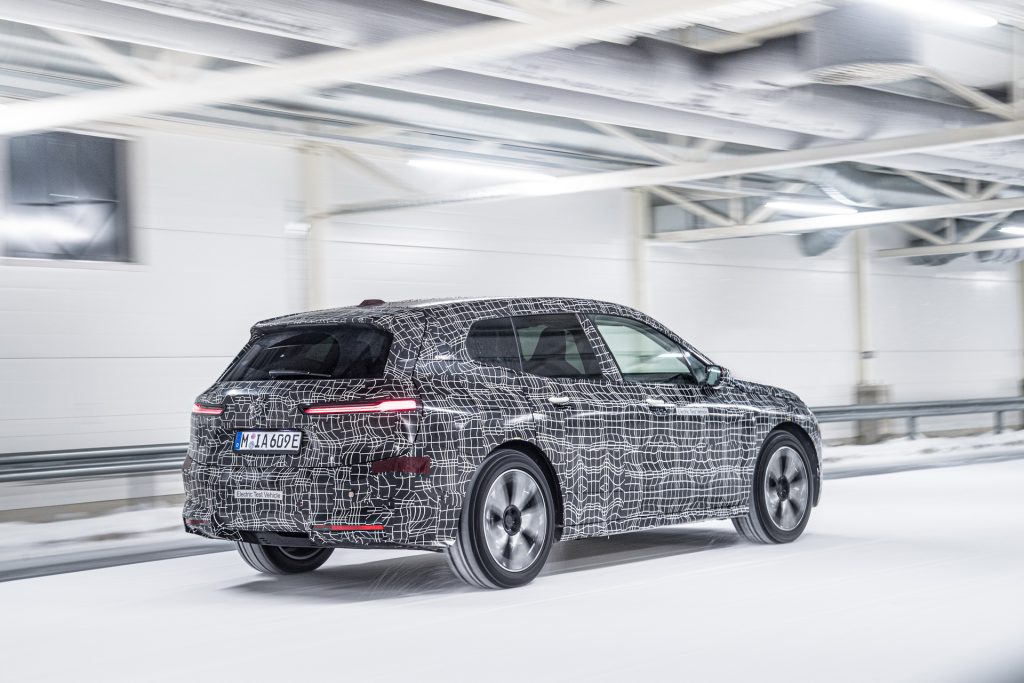 2022 BMW iX Electric SUV Enters Cold Testing Phase In The Frozen North ...