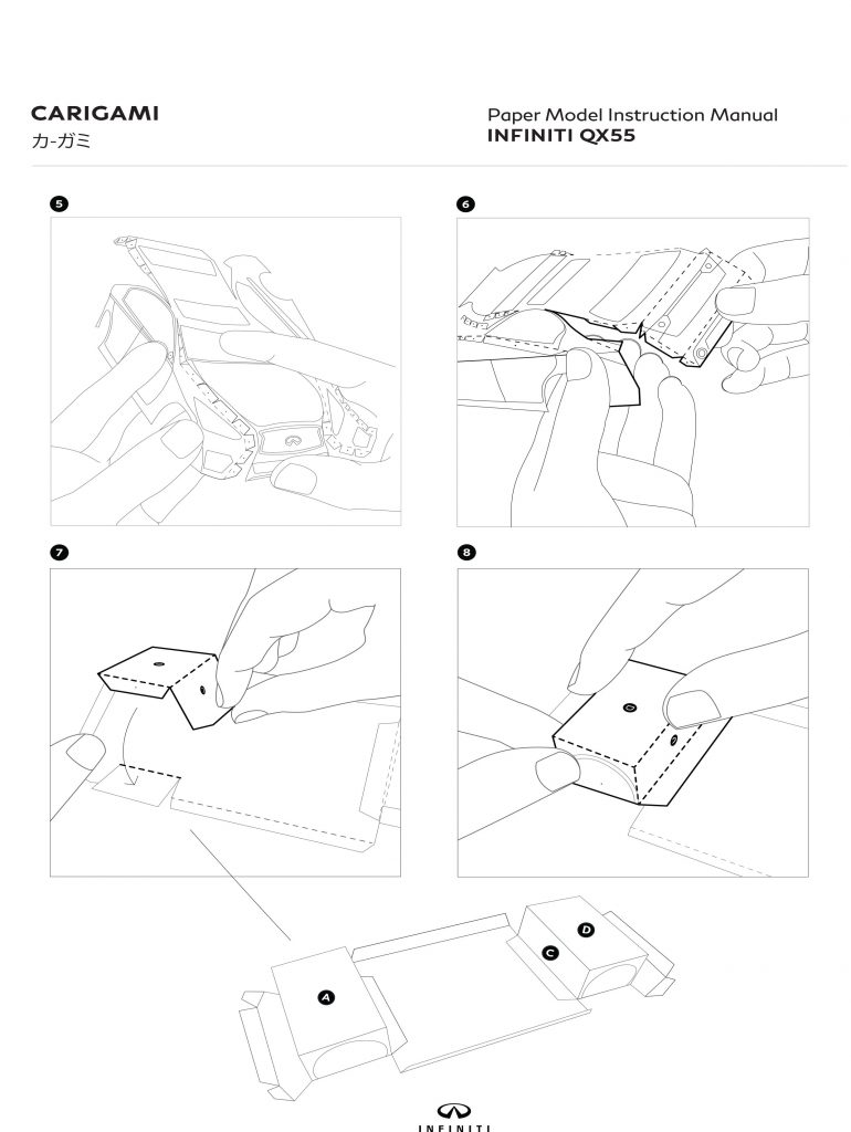 Build Your Very Own 2022 Infiniti QX55 Cargiami Paper Model | Carscoops