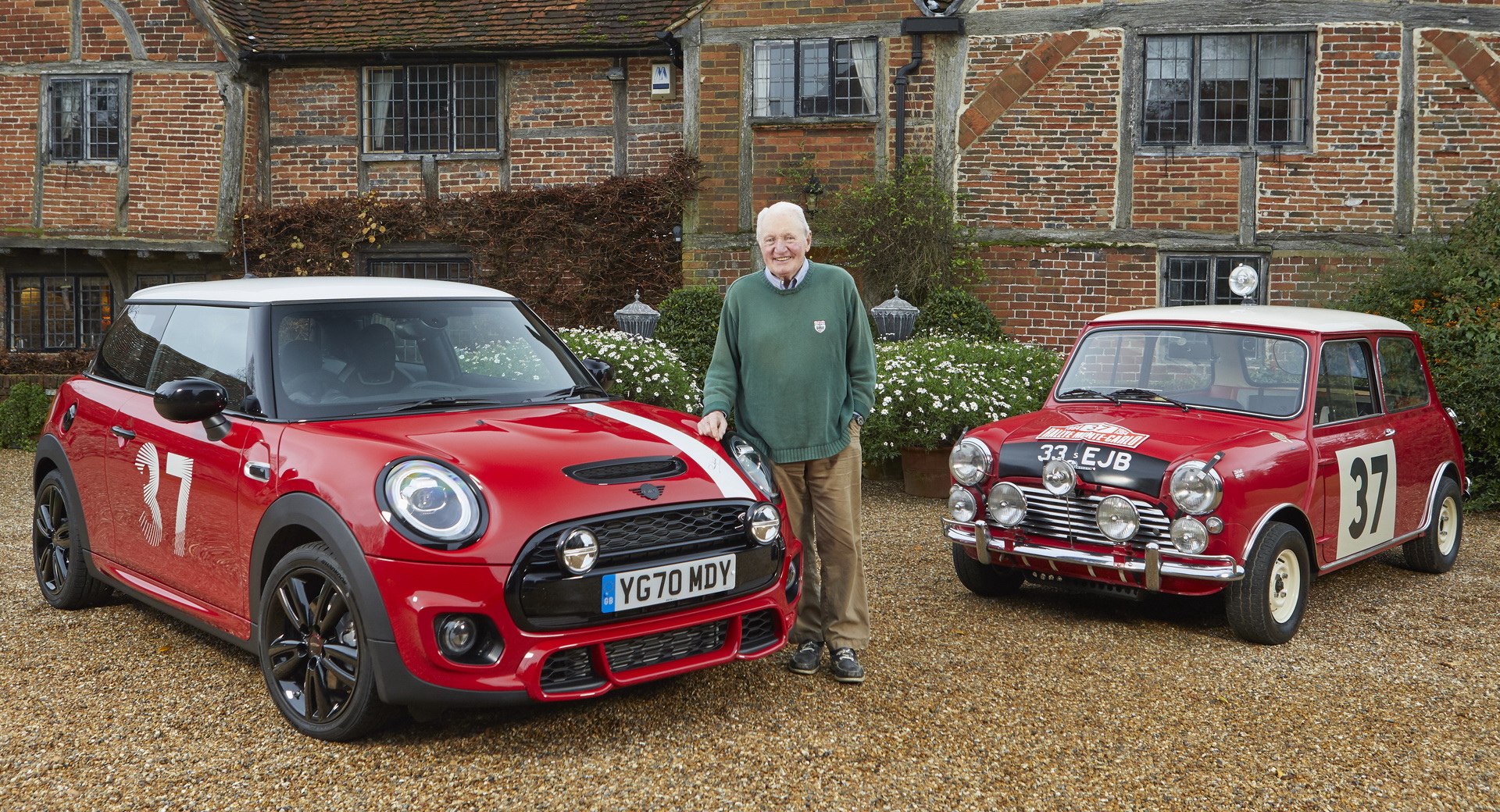 Rally Legend Paddy Hopkirk Takes Delivery Of His Limited Edition MINI ...