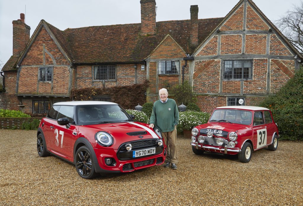 Rally Legend Paddy Hopkirk Takes Delivery Of His Limited Edition MINI ...