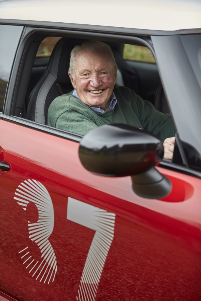 Rally Legend Paddy Hopkirk Takes Delivery Of His Limited Edition MINI ...