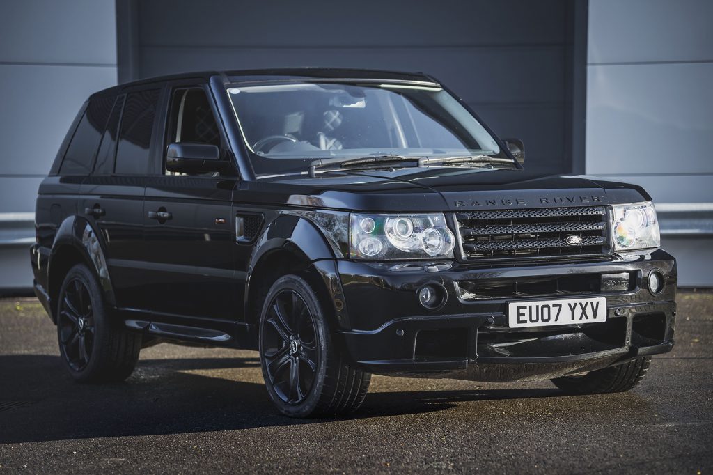 David Beckham Range Rover