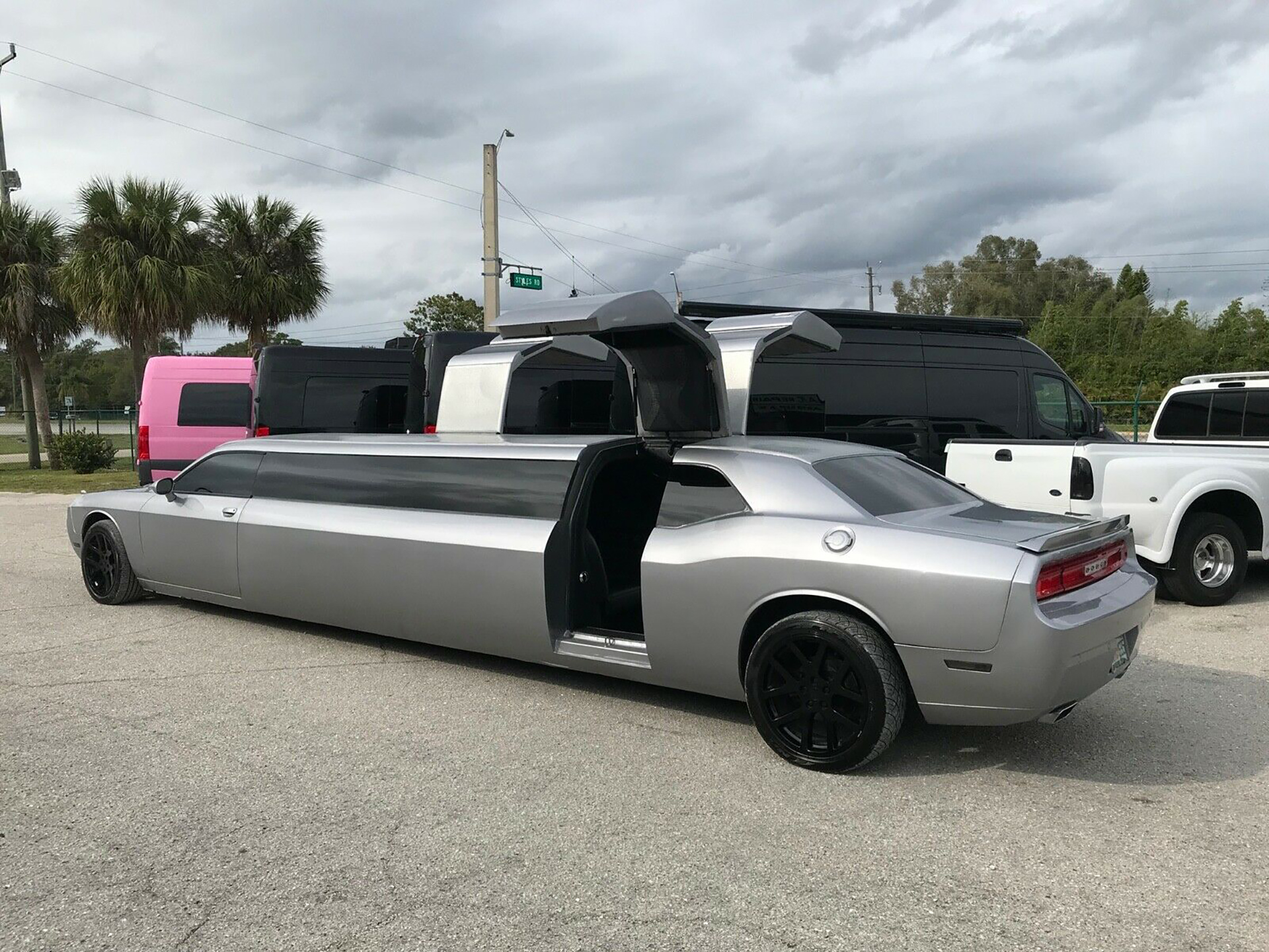 Dodge Challenger Stretch Limo With Gullwing Doors Could Be Yours For ...