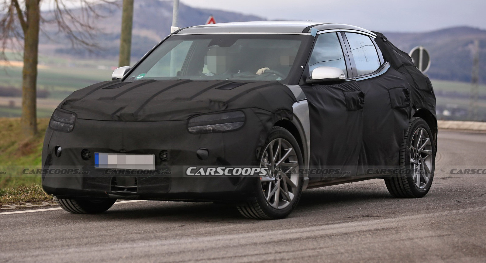 Genesis Spied Testing Its Bespoke Electric Crossover That Will Rival ...