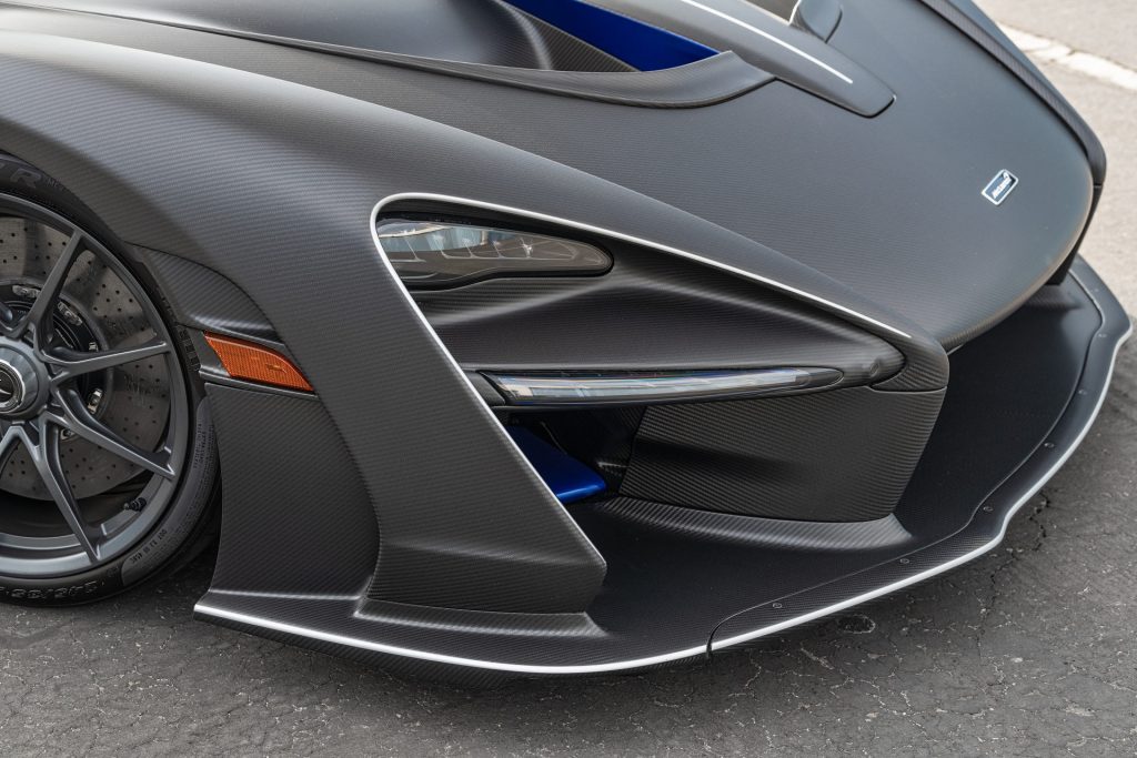 Matte Carbon McLaren Senna With 410 Miles On The Odo Has Over $360,000 ...