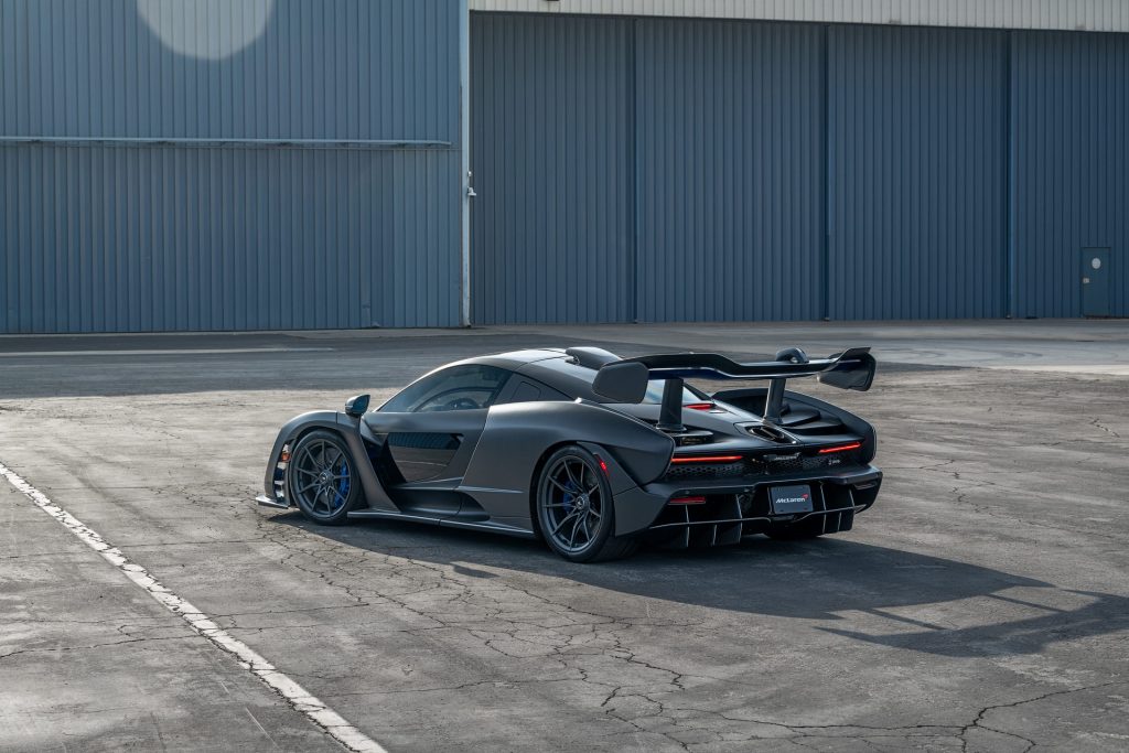 Matte Carbon McLaren Senna With 410 Miles On The Odo Has Over $360,000 ...