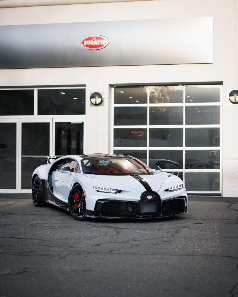 Quartz White Bugatti Chiron Pur Sport With Grey Carbon Accents Touches ...