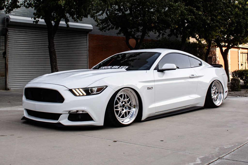 Stanced Ford Mustang GT On Custom Wheels Does Look Troubled Indeed ...